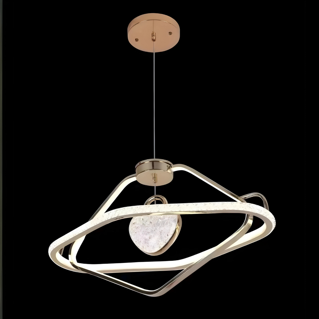 Lustra LED Tip Pendul RFAN, Model 1266/3, 3 Tipuri De Lumina, Inaltime ...