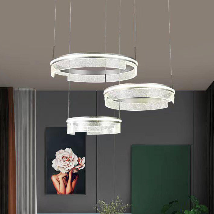 Lustra LED Tip Pendul RFAN, Model C23011/3, Cu Telecomanda, 3 Tipuri D ...